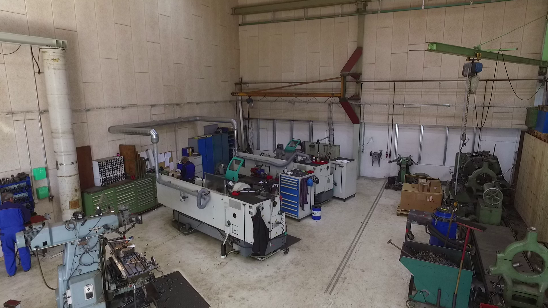 Lathe and milling workshop | Shipyard Petersen & Sørensen